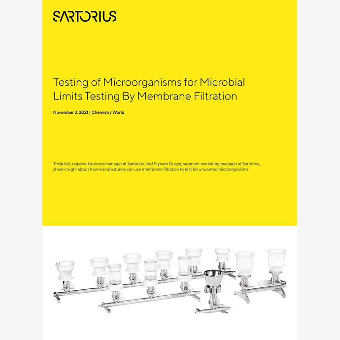 Testing of Microorganisms for Microbial Limits Testing by Membrane ...