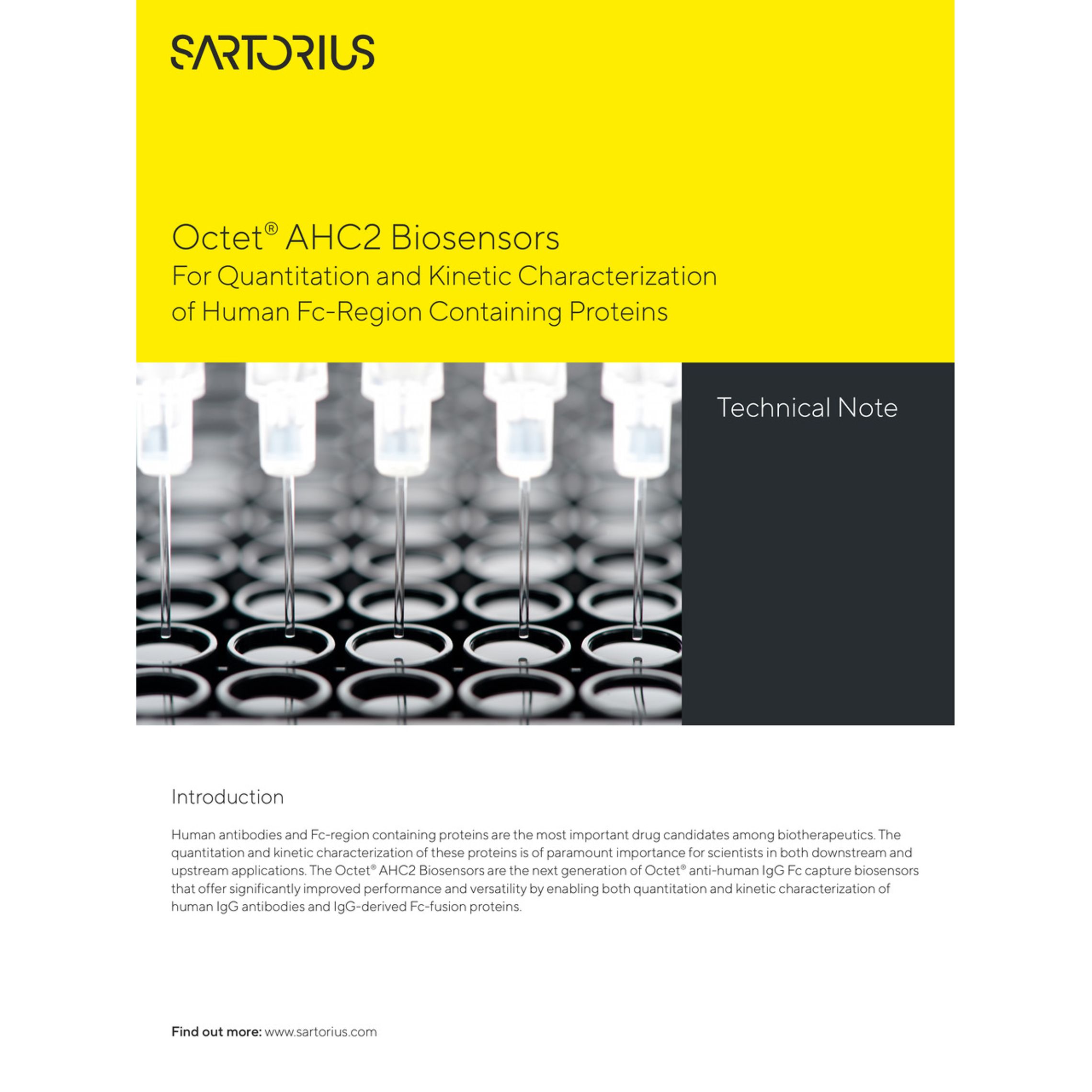 ACH2 Biosensor Tech Note Success | Sartorius
