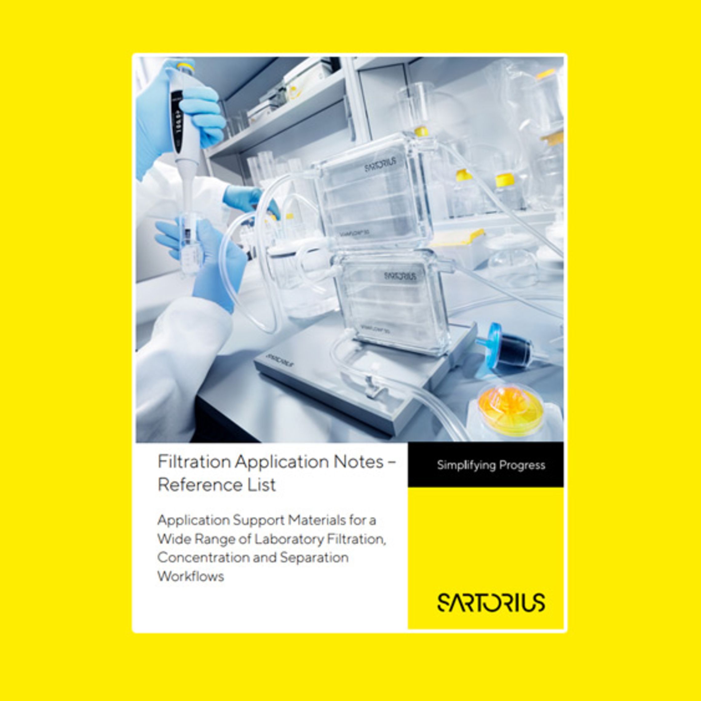 Filtration Application Notes Reference List | Sartorius