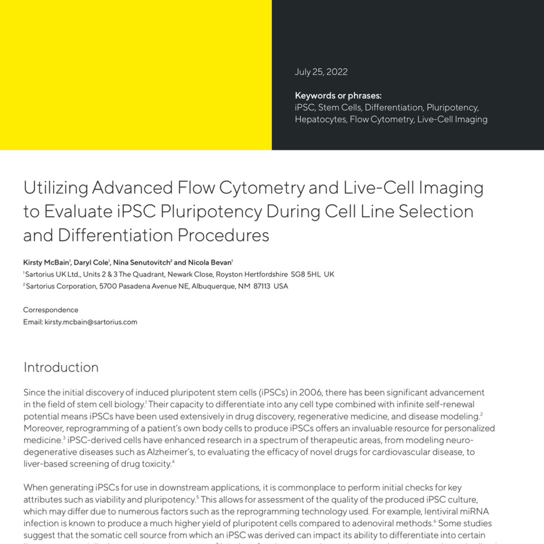 Utilizing Advanced Flow Cytometry and Live-Cell Imaging to Evaluate ...