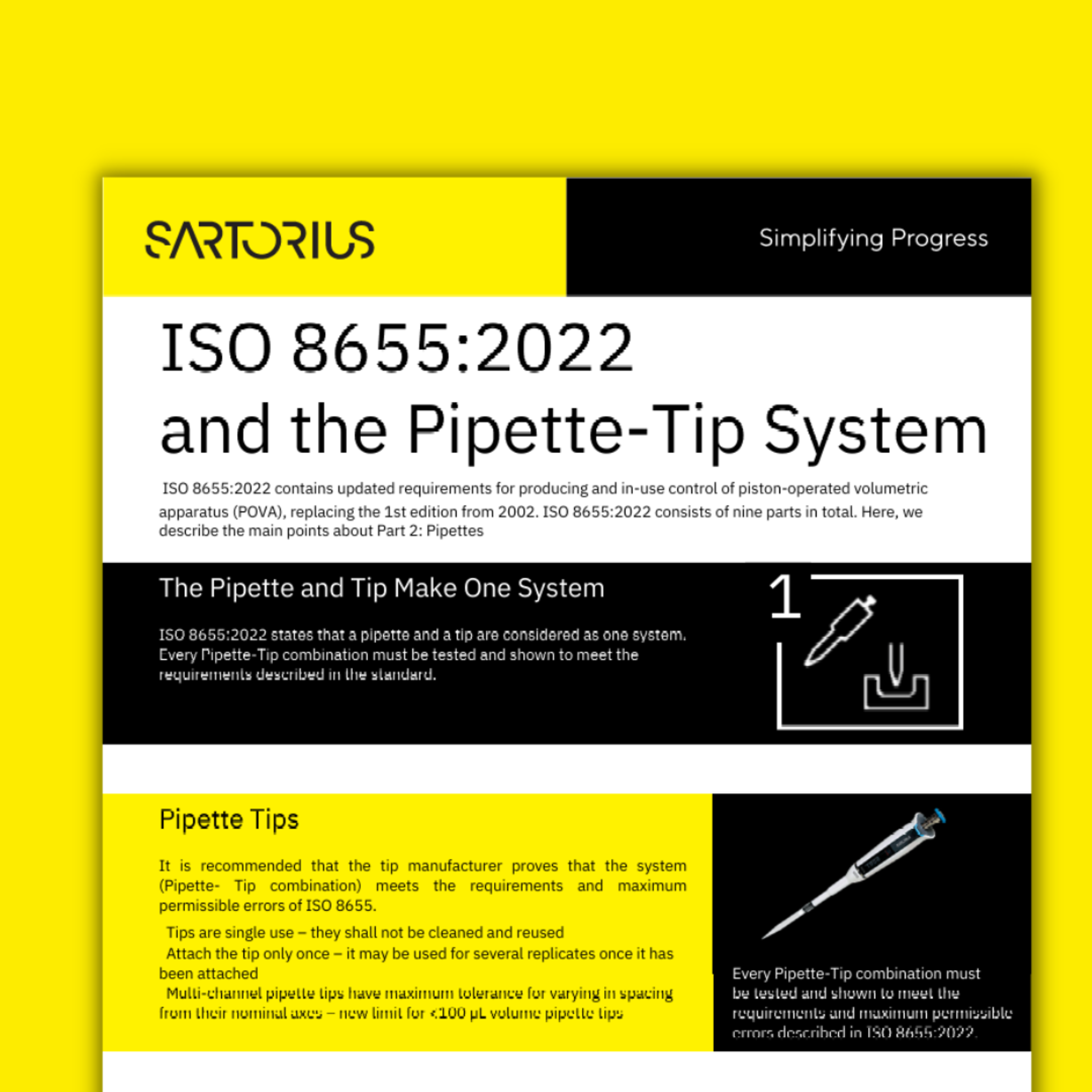 ISO 8655:2022 and the Pipette-Tip System