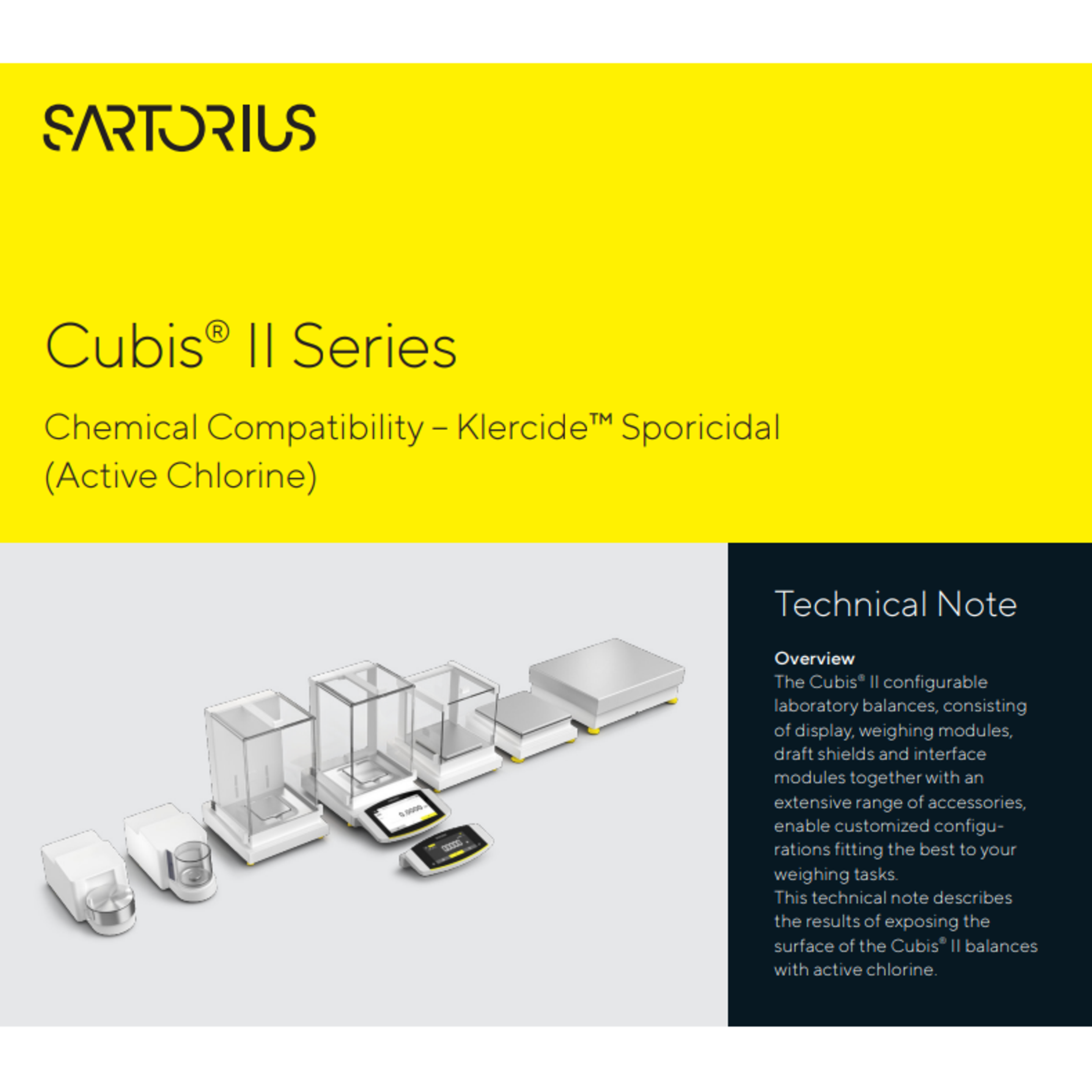 Cubis® II Series Chemical Compatibility | Sartorius