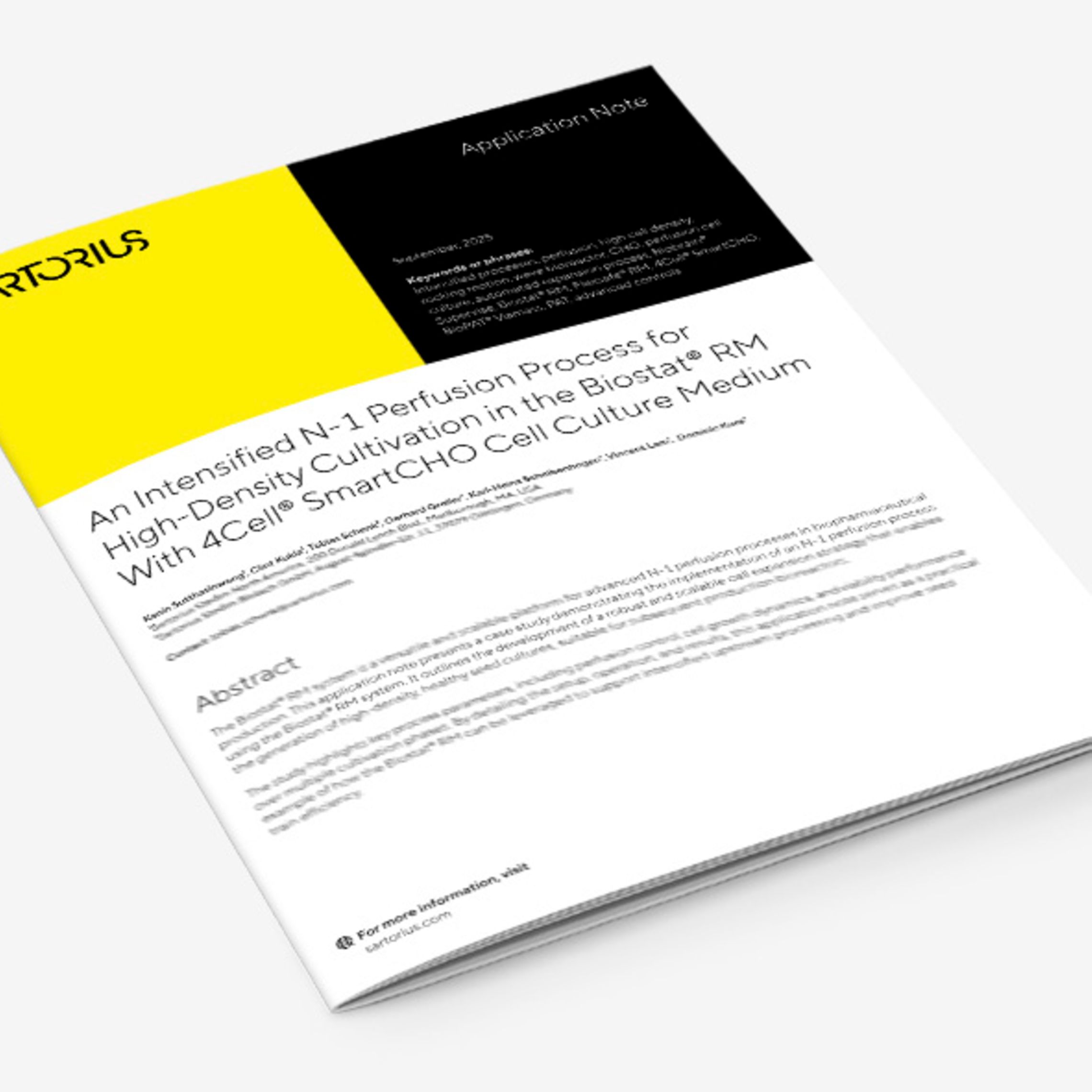 An Intensified Process for High-Density Cultivation in the Biostat® RM