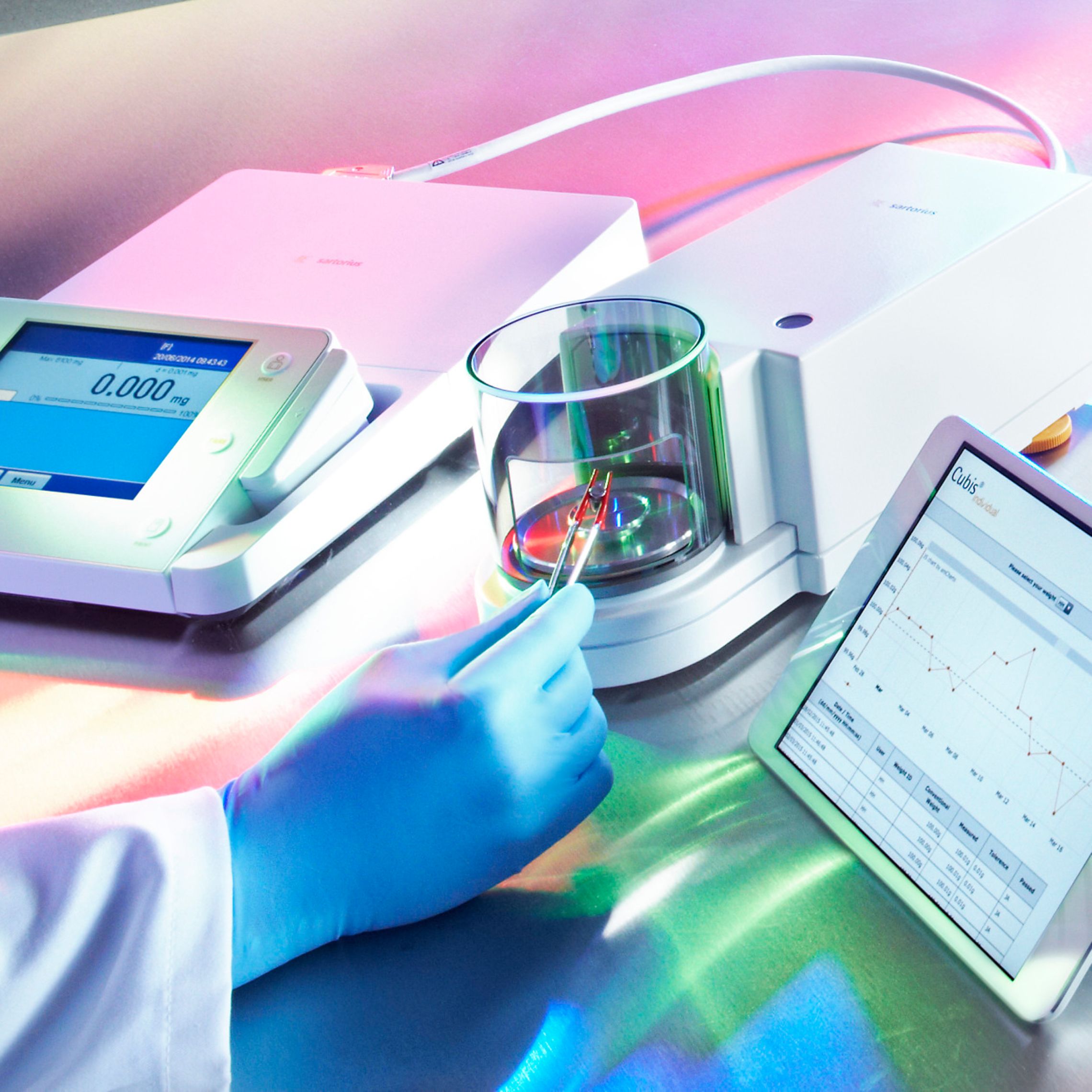 Cubis® Laboratory Balance with Customer Specific Q-Apps | Sartorius