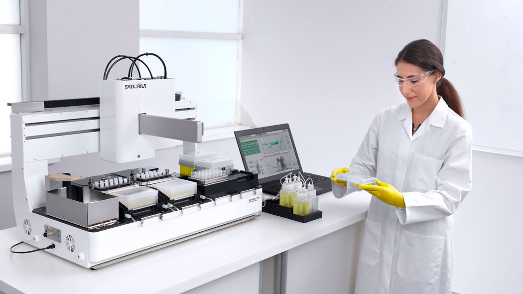 Ambr® 15 fermentation - High Throughput Automated System | Sartorius