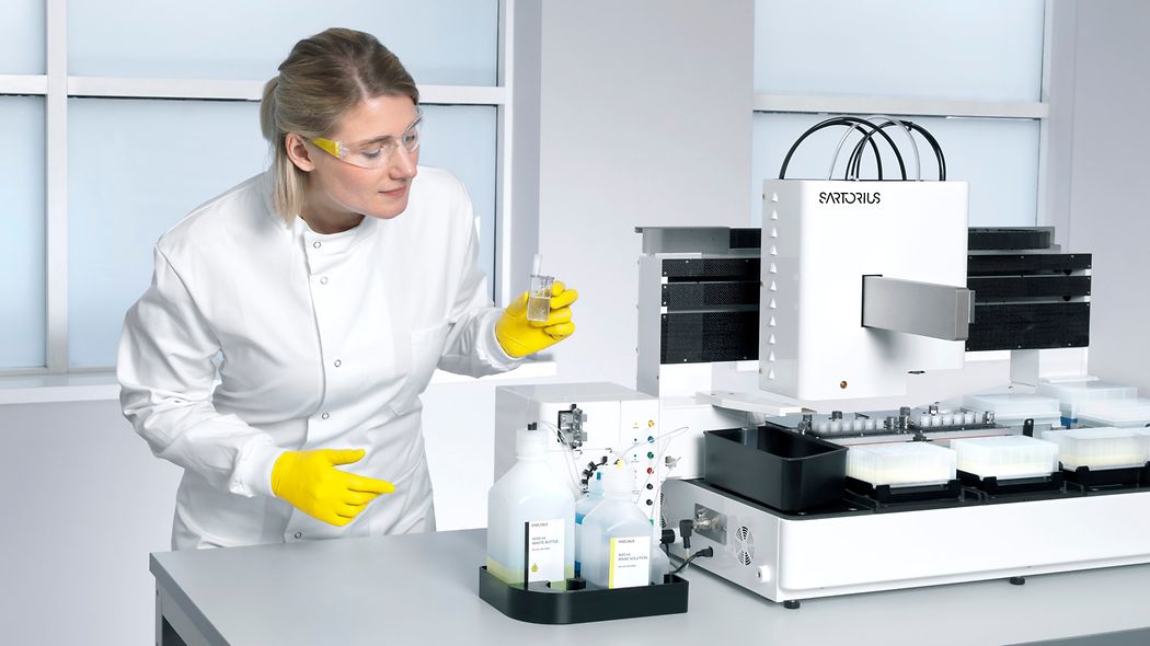Ambr® analysis module - pH measurement | Sartorius
