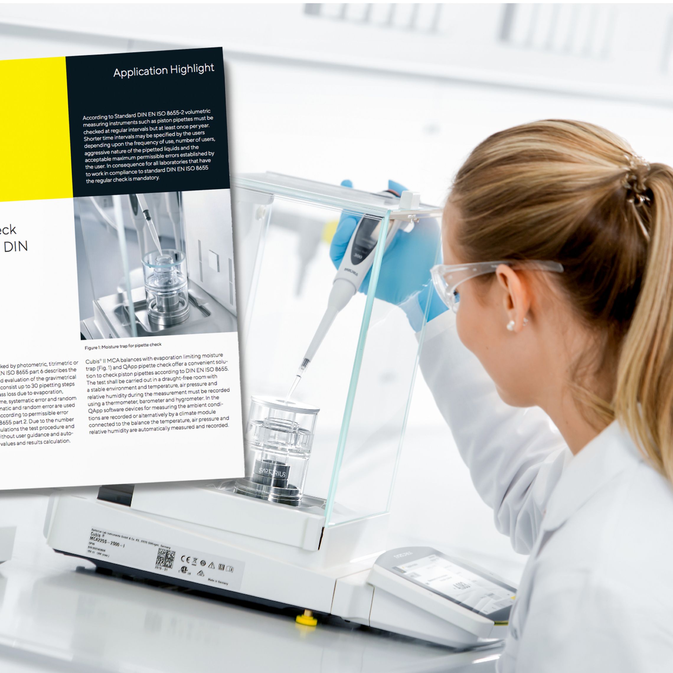 Pipette Check to Standard DIN with Cubis® II | Sartorius