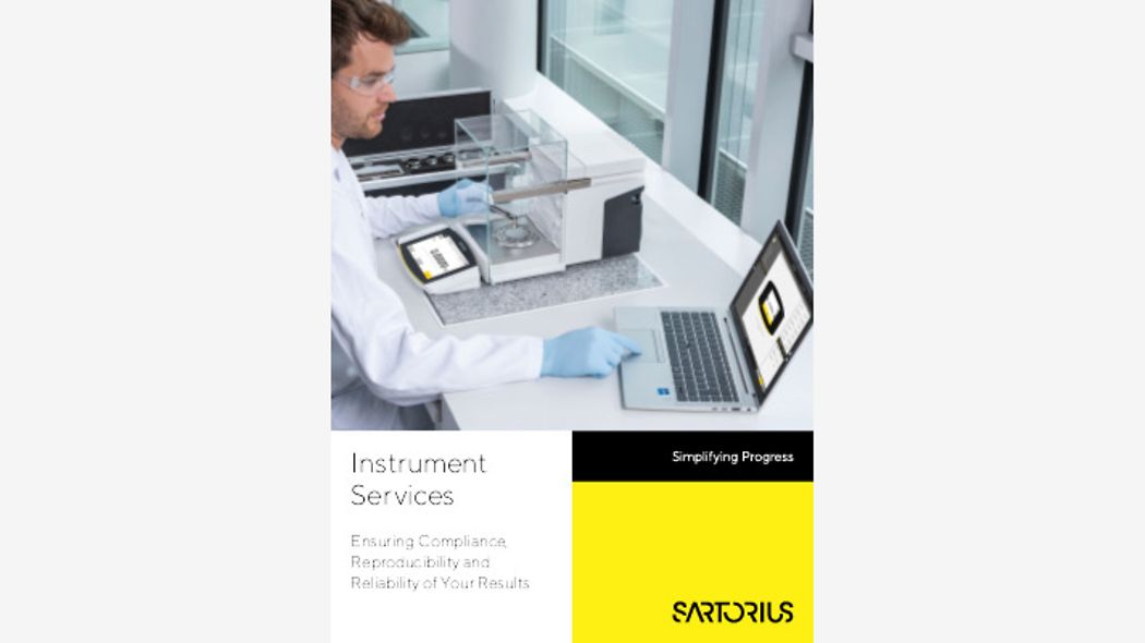 Instrument Services | Calibration | Installation | Sartorius