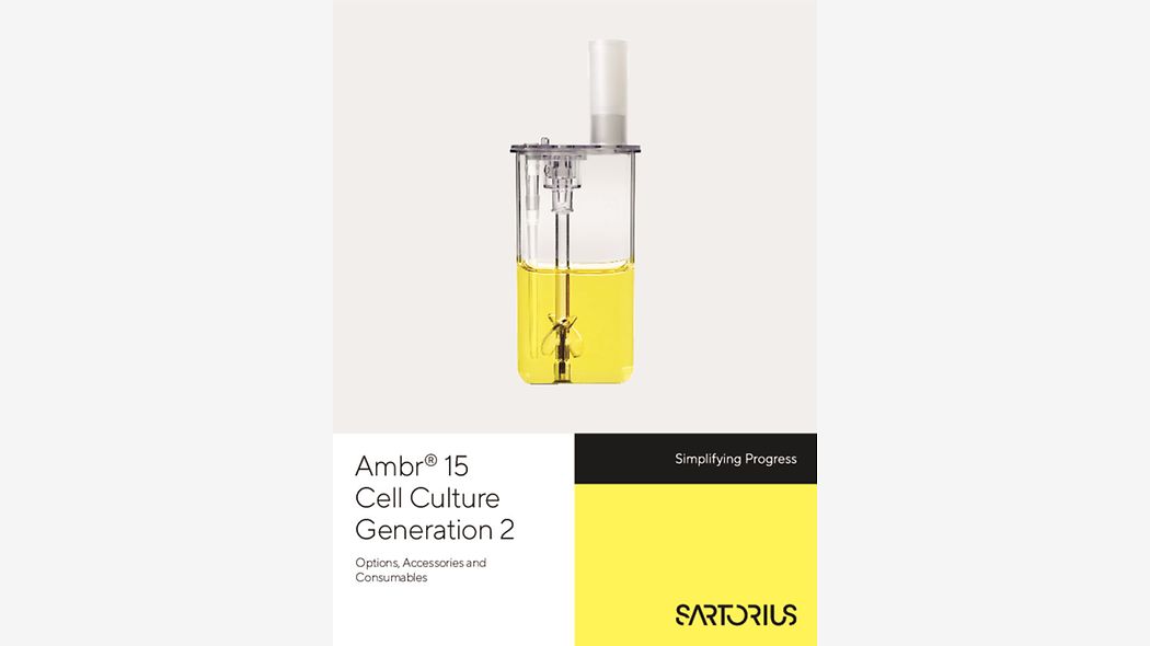 Ambr® 15 Cell Culture - High Throughput Bioreactor | Sartorius