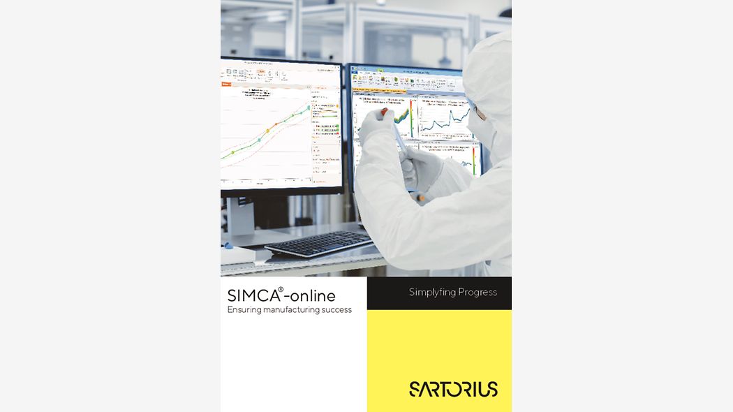 SIMCA®-online - Real-time Process Monitoring Software | Sartorius