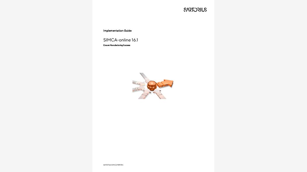 SIMCA®-online - Real-time Process Monitoring Software | Sartorius