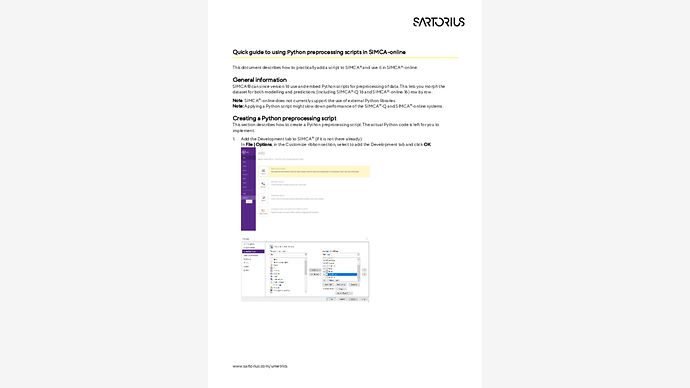 SIMCA®-online - Real-time Process Monitoring Software | Sartorius