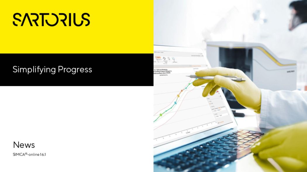 SIMCA®-online - Real-time Process Monitoring Software | Sartorius