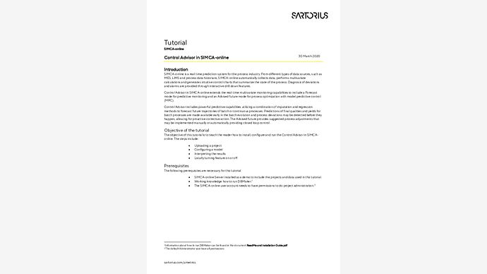 SIMCA®-online - Real-time Process Monitoring Software | Sartorius