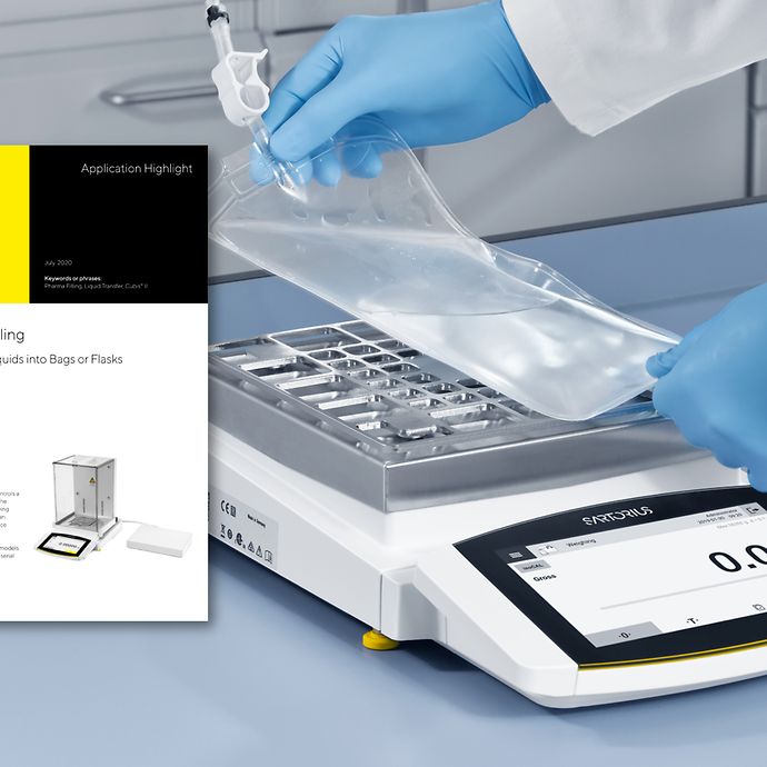 Cubis®️ II Pharma Filling: Automated Transfer of Liquids into Bags or ...