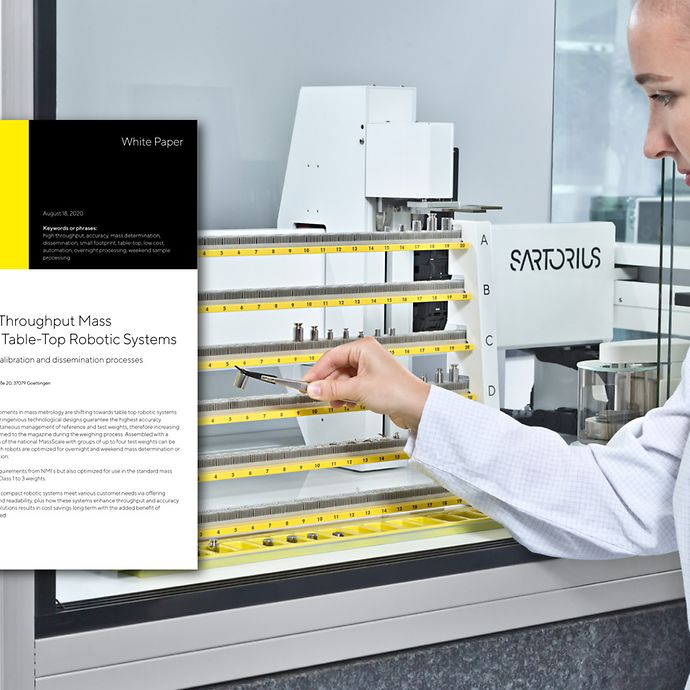 Accurate and High Throughput Mass Determination with Table-Top Robotic ...