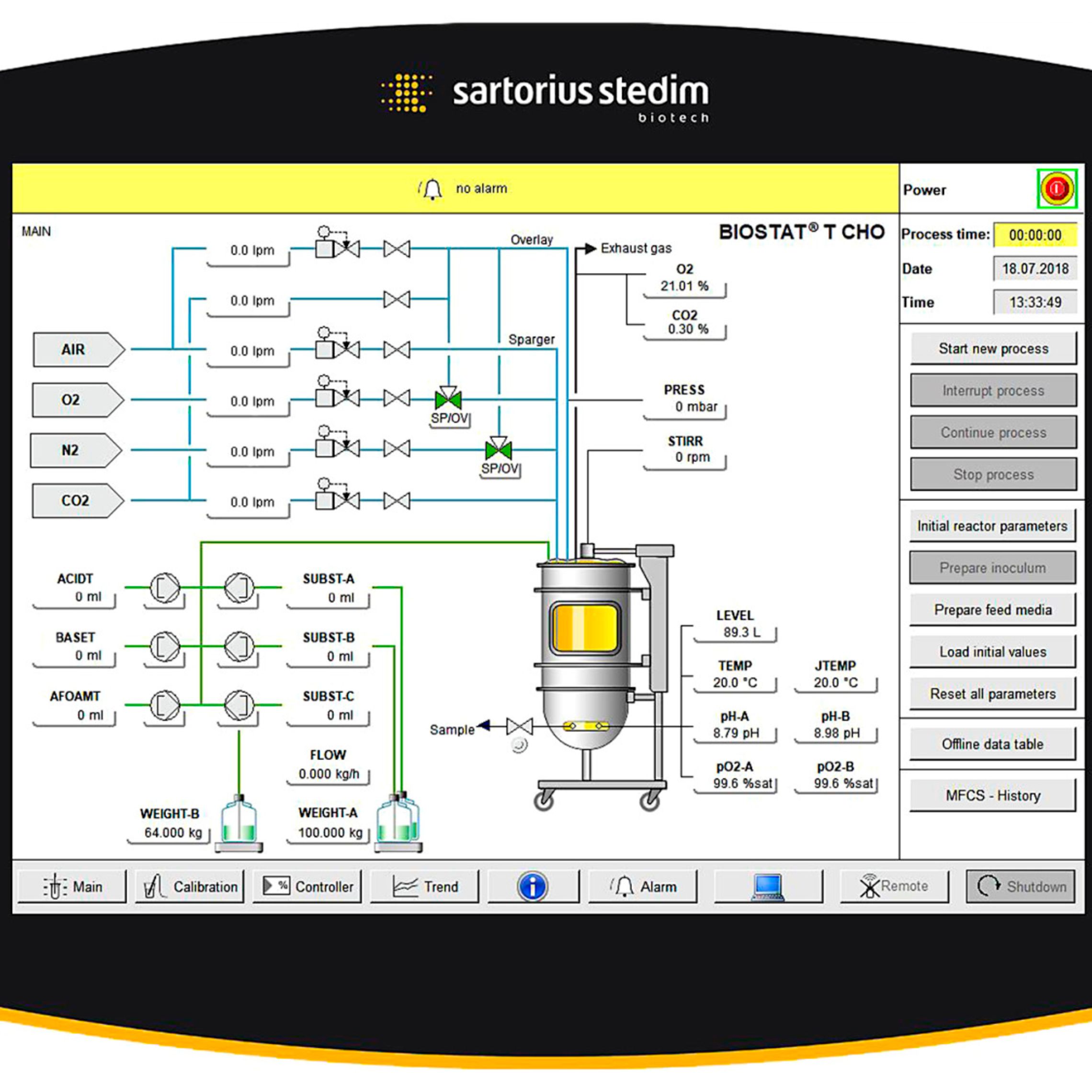 Ferramenta de treinamento de software interativo Biostat® T CHO | Sartorius