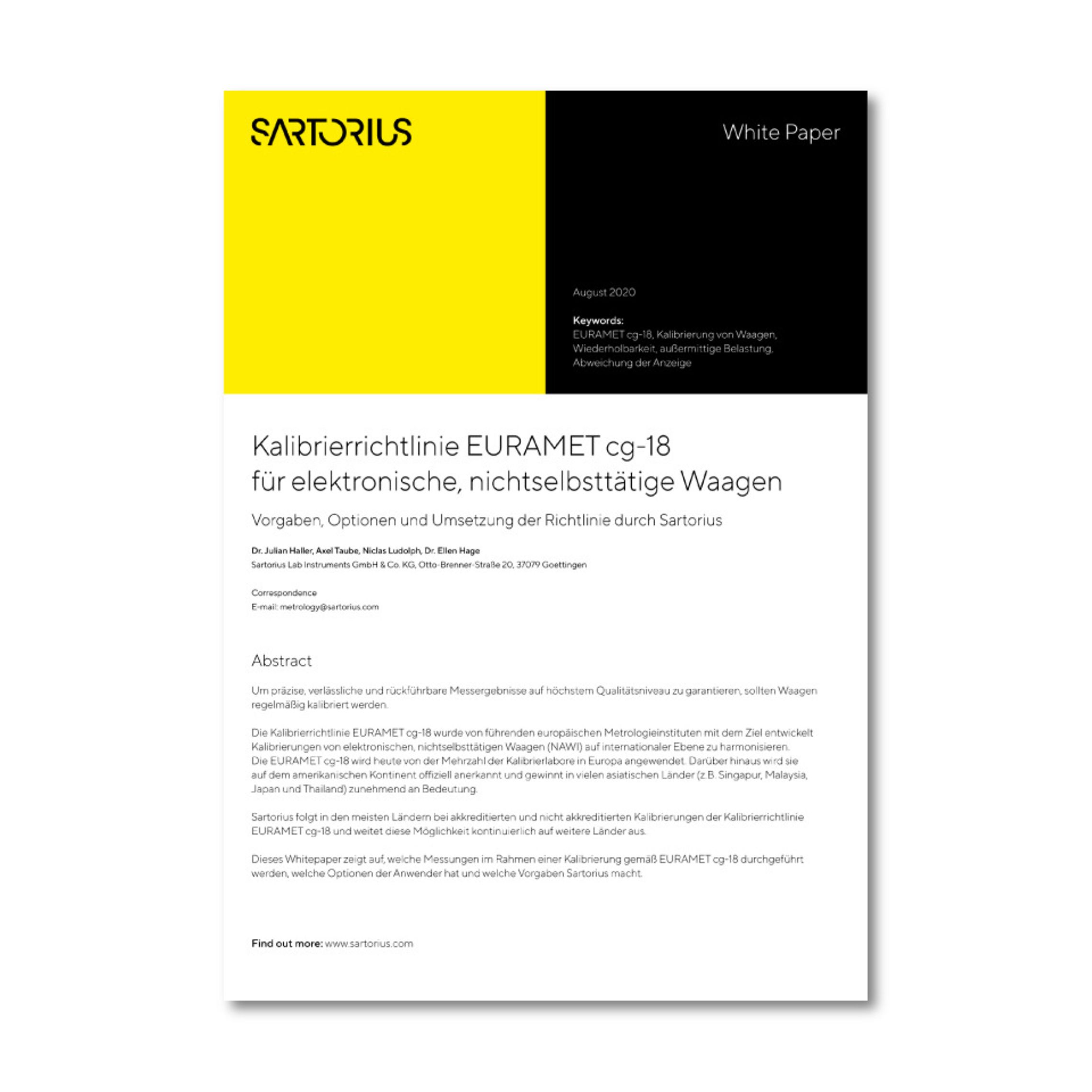 Calibration Guideline Euramet CG-18 - Specifications Options and ...