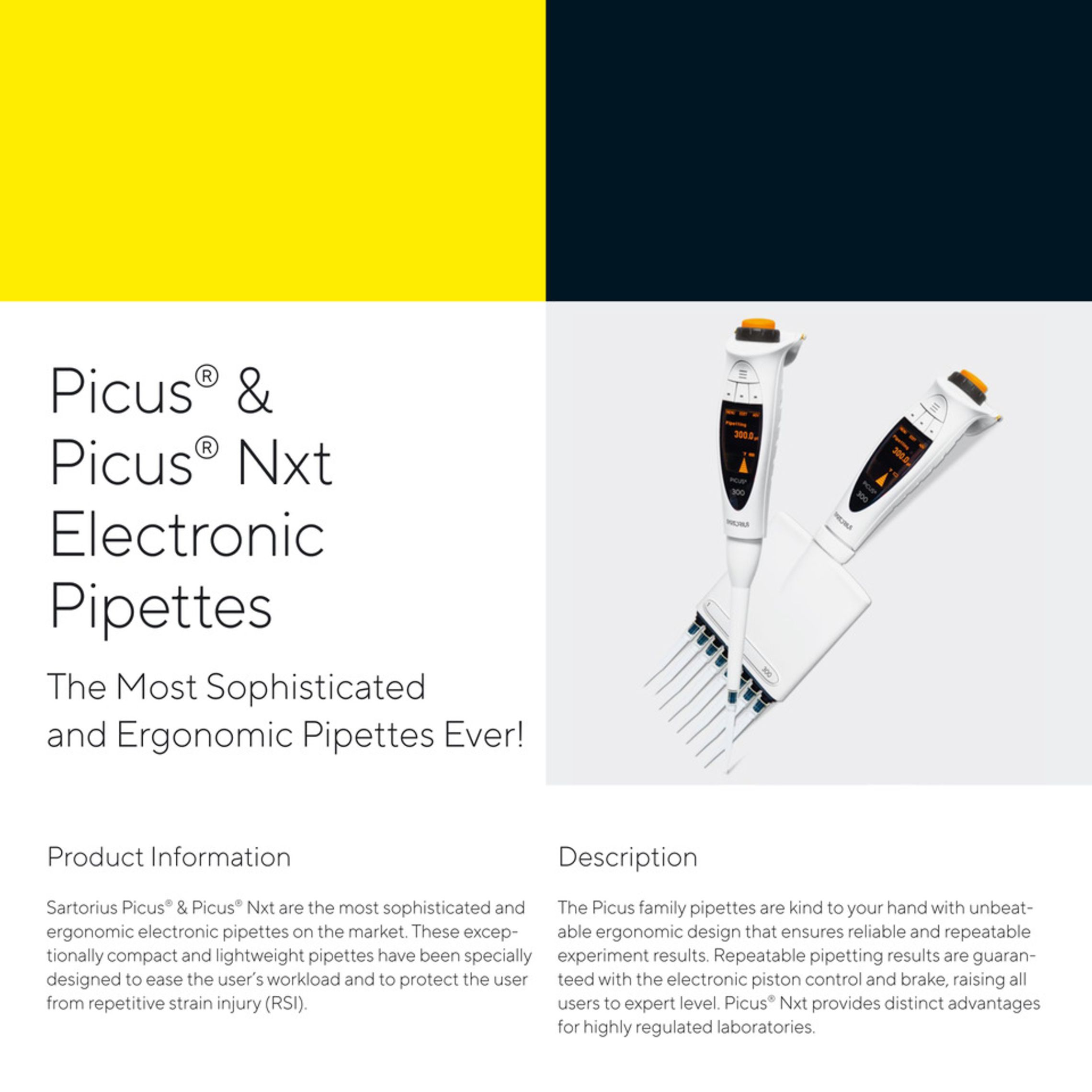 Picus® Electronic Pipette | Resources | Sartorius