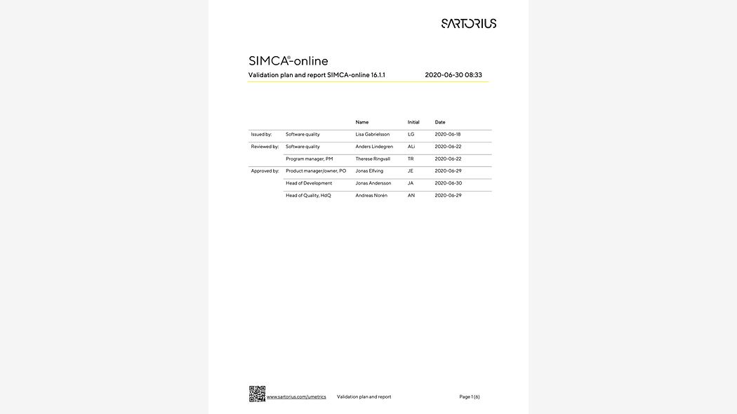 SIMCA®-online - Real-time Process Monitoring Software | Sartorius