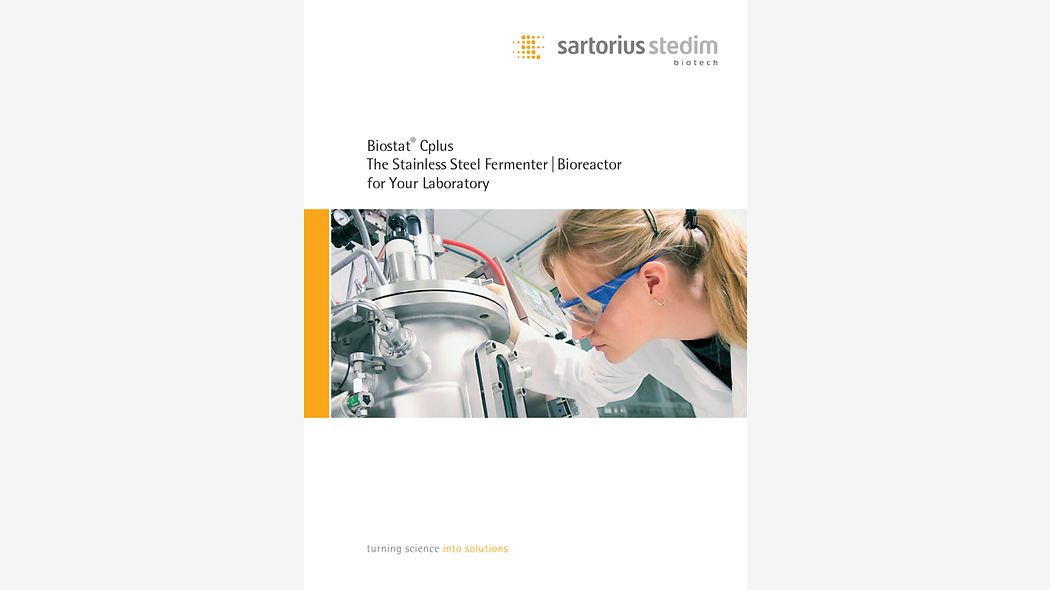 Biostat® Cplus - Stainless Steel Fermenter / Bioreactor | Sartorius