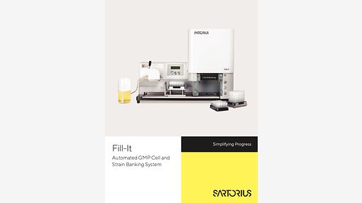 Fill-It Cryovial Filling System | Sartorius