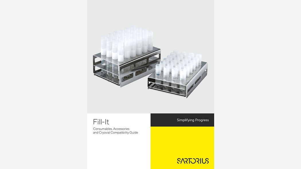 Fill-It Cryovial Filling System | Sartorius