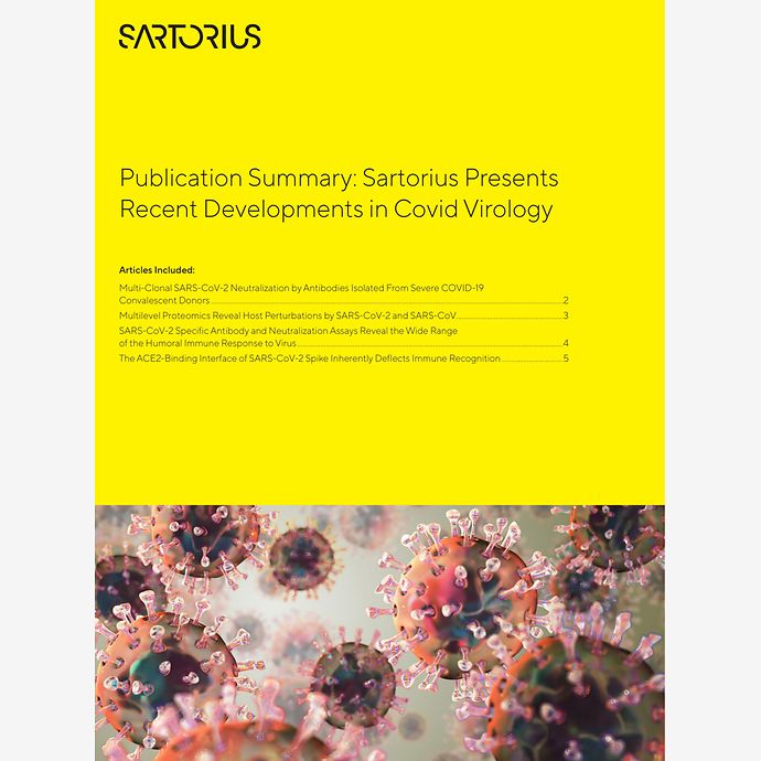 Sartorius Presents Recent Developments in Covid Virology | Sartorius