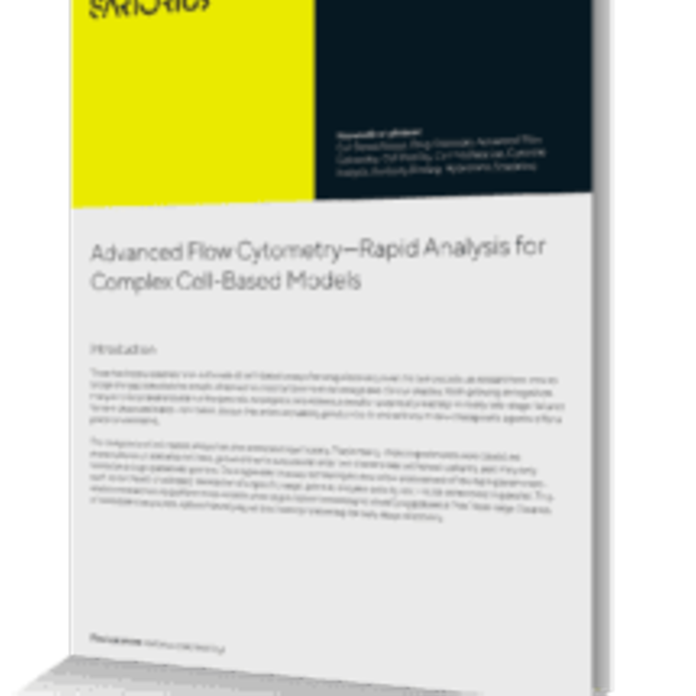 Advanced Flow Cytometry Rapid Analysis for Complex Cell Based Models ...