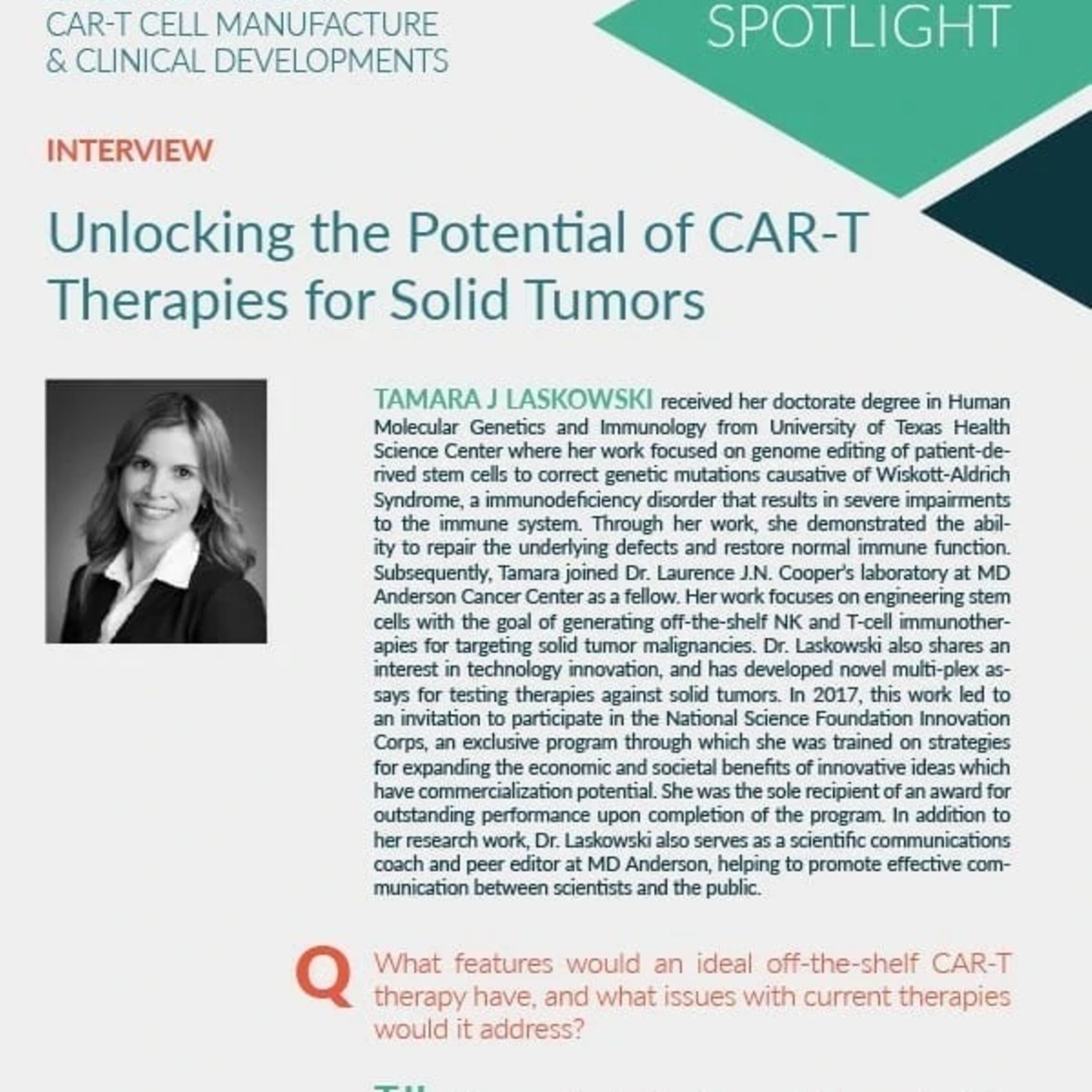 CAR-T Therapies Solid Tumors White Paper | Sartorius