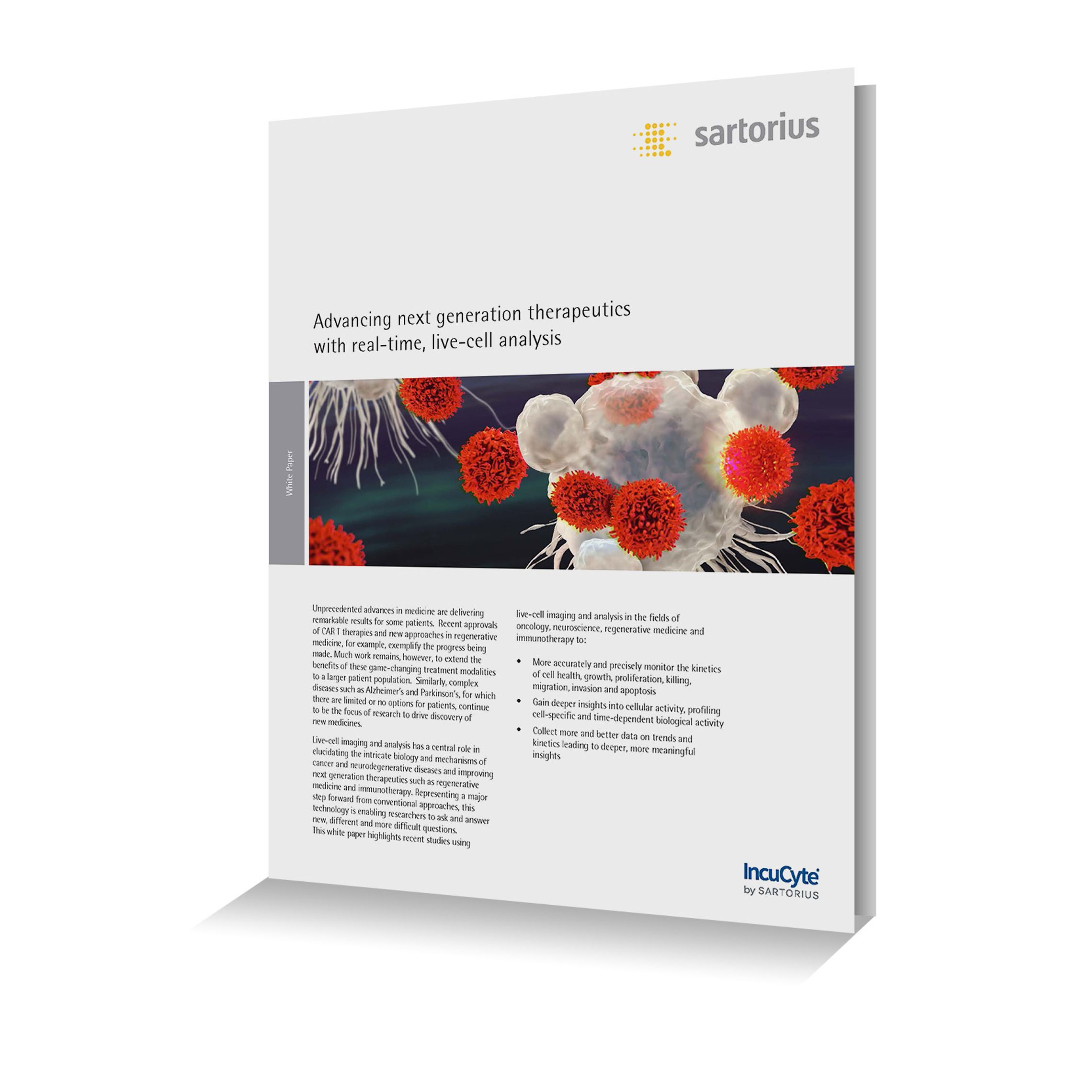 Advancing Next Generation Therapeutics White Paper | Sartorius