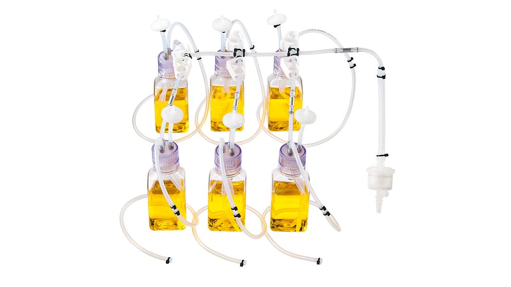 Aseptic Transfer System | Mycap® Bottle Closures | Sartorius