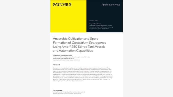 Ambr® 250 modular - Benchtop Bioreactor System | Sartorius