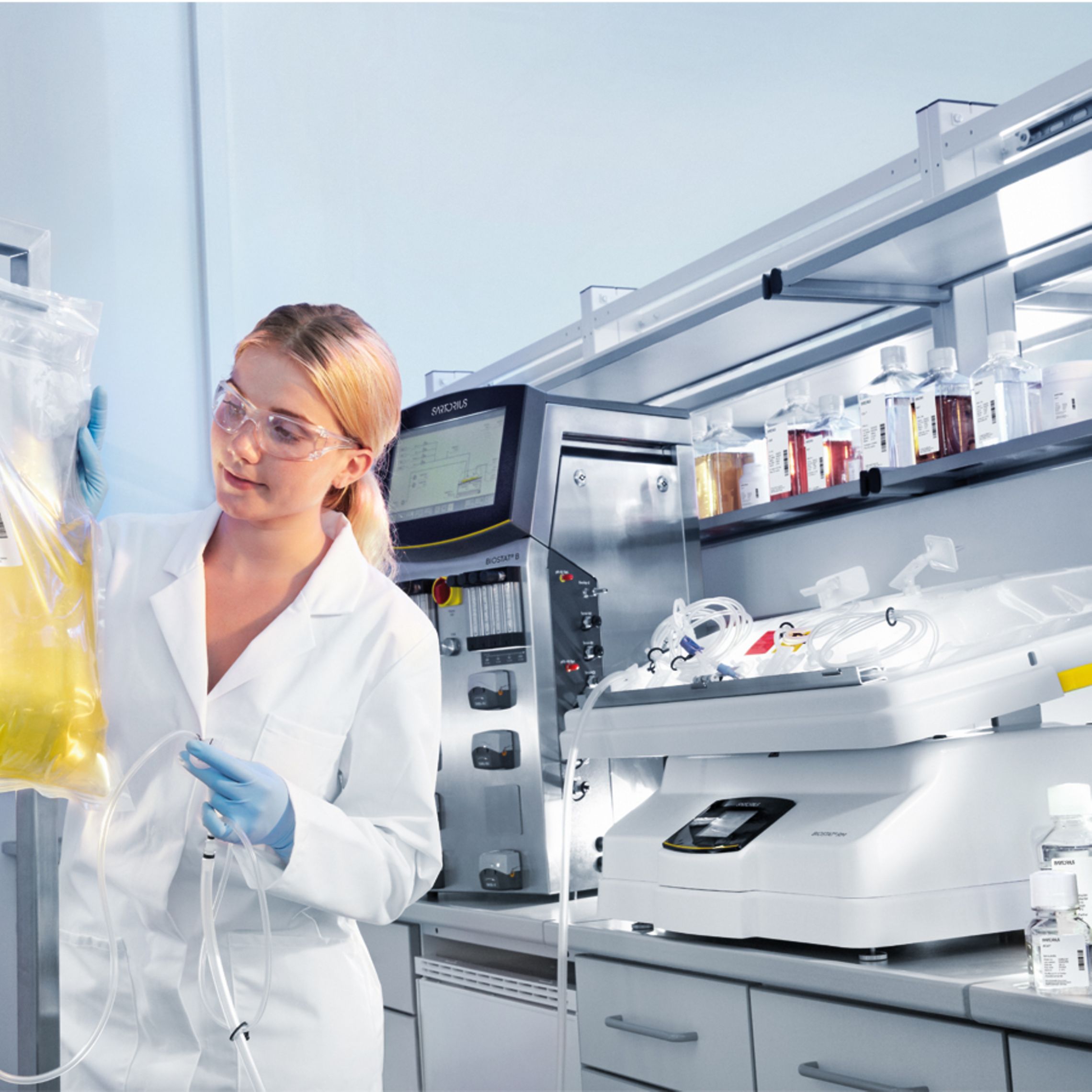 Media Management in Upstream Process Intensification